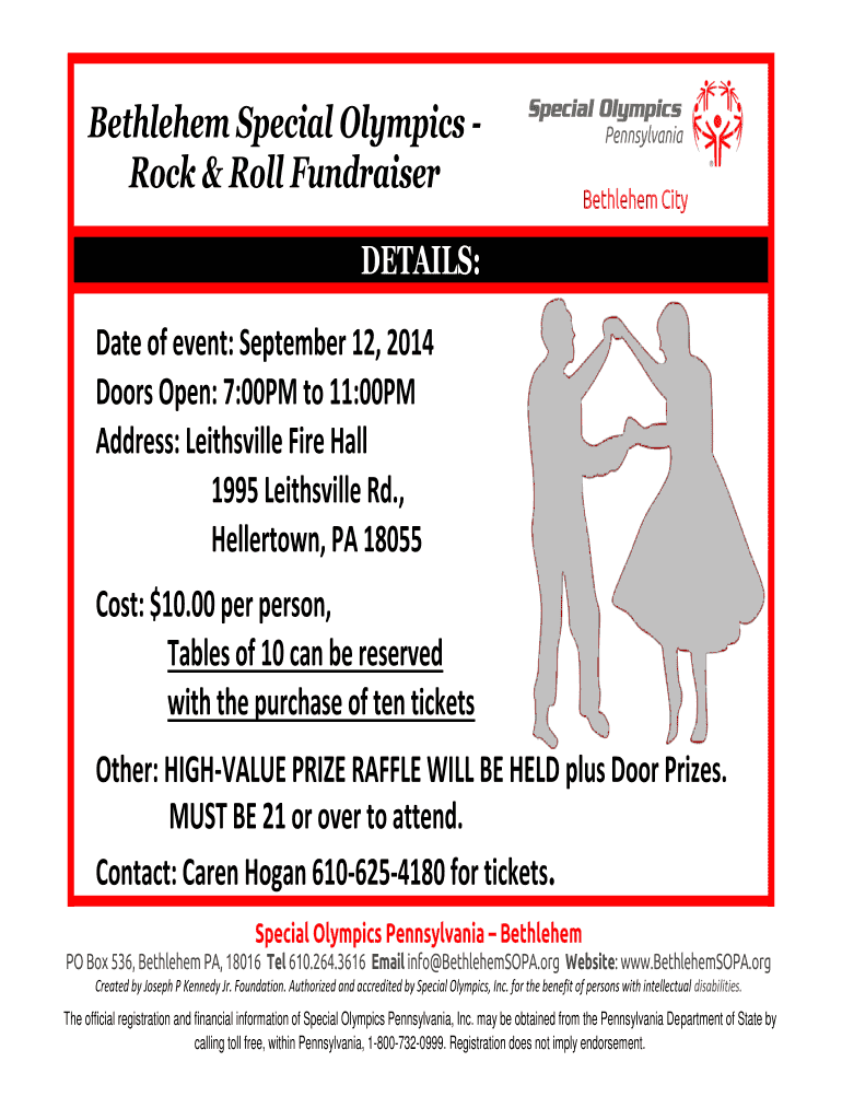 Fillable Online Printable Flyer Templates: Flyer For Dance - Bethlehem ...