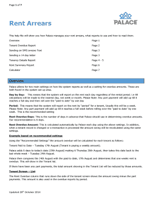 Fillable Online This help file will show you how Palace manages your ...