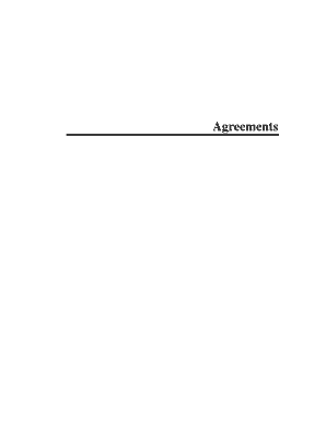 Fillable Online Agreements Overview Fax Email Print - pdfFiller