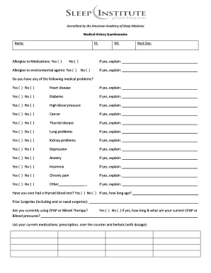 Fillable Online Complete Sleep Questionnaire.docx Fax Email Print ...