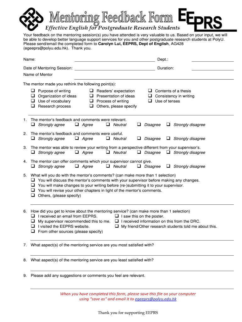 Fillable Online Effective English for Postgraduate Research Students ...