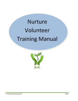 Fillable Online nurtureyourfamily Nurture Training Manual ...