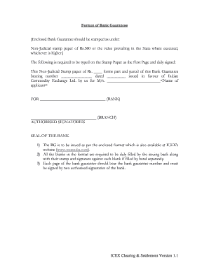 Fillable Online Format of Bank Guaranteedoc Fax Email Print - pdfFiller