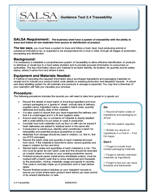 Fillable Online How Do Food Traceability and Labeling Guarantee Food ...