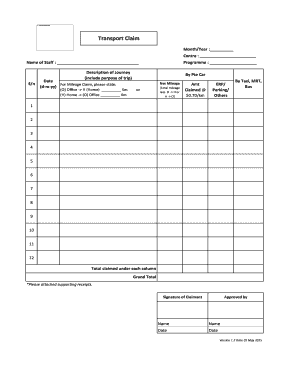 Fillable Online lakeside org Transport Claim - Lakeside Family Services ...