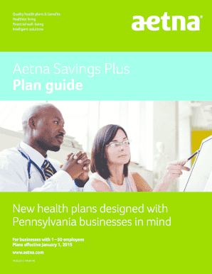 Fillable Online Aetna Savings Plus Fax Email Print - pdfFiller