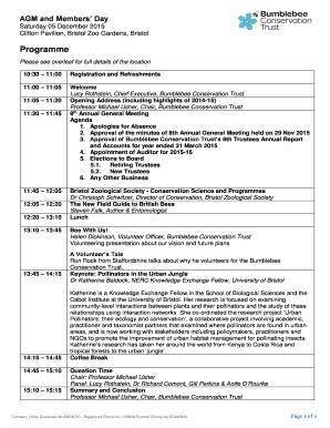 Fillable Online bumblebeeconservation Programme - Bumblebee ...