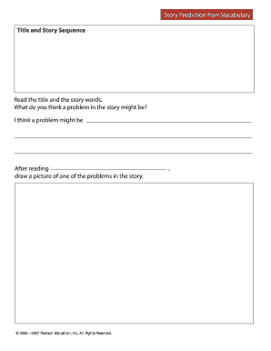 Fillable Online Story Prediction from Vocabulary - cgcatogocom Fax ...