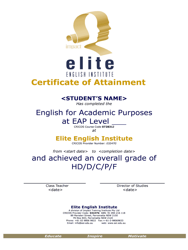 Fillable Online eei edu IELTS Preparation Flyer - Elite English ...