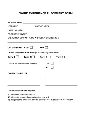 Fillable Online bundambassc eq edu work exp permission formdoc Fax ...