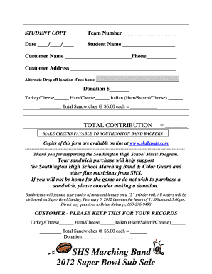 Fillable Online STUDENT COPY Fax Email Print - pdfFiller