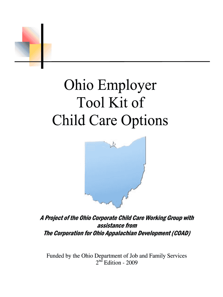 Fillable Online coad4kids A Project of the Ohio Corporate Child Care ...