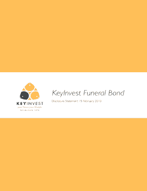 Fillable Online KeyInvest Funeral Bond - westernpacificcomau Fax Email ...