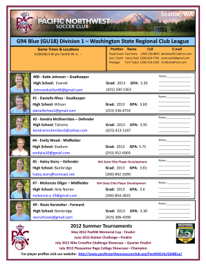 Fillable Online Pac NW G94 Blue Player Handout - Pacific Northwest ...