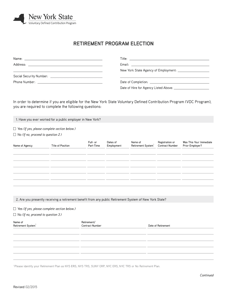 Fillable Online tiaa TCSUNYVDC SRA Form. SUNY Project Aprimo Fax Email ...