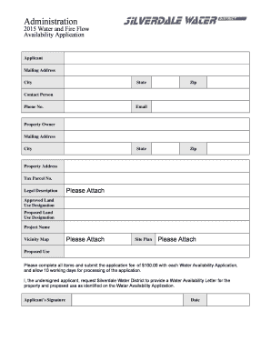 Fillable Online swd16 Availability Application Fax Email Print - pdfFiller