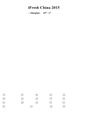 Fillable Online ibma-global Application Form for iFresh China 2015 ...