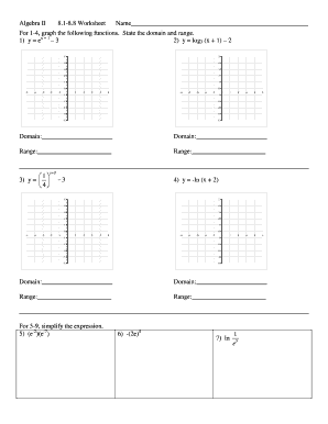 Fillable Online Algebra II 8 Fax Email Print - pdfFiller