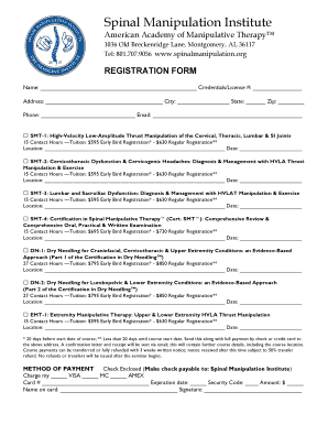 Fillable Online spinalmanipulation SMI Registration Form 2013.docx ...