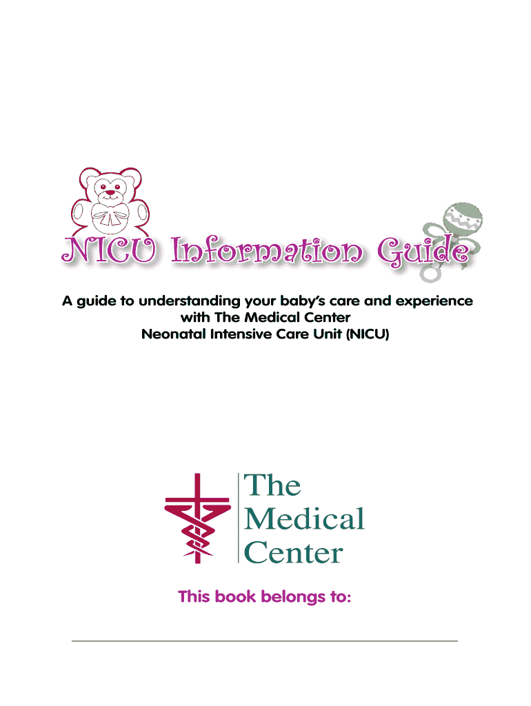 Fillable Online NICU Information Guide Fax Email Print - pdfFiller