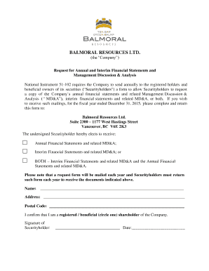 Fillable Online Annual Request Form Fax Email Print - pdfFiller