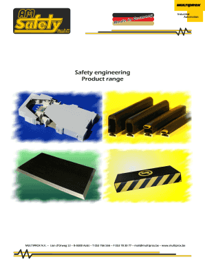 Fillable Online Safety engineering Product range - bmultiproxbbbeb Fax ...