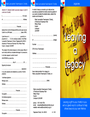Fillable Online westlancsfreemasons org Legacy leaflet 22Aug10 ...