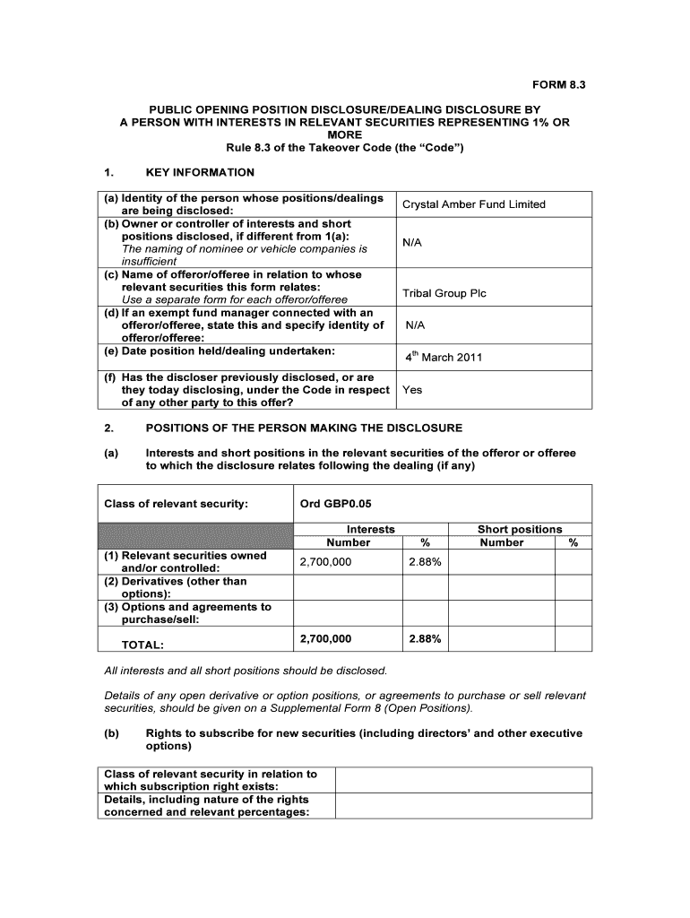 Fillable Online 110307 - Rule 8.3 Tribal Group Fax Email Print - pdfFiller