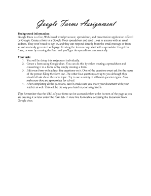 Fillable Online doceocenter Google Forms Assignment ...