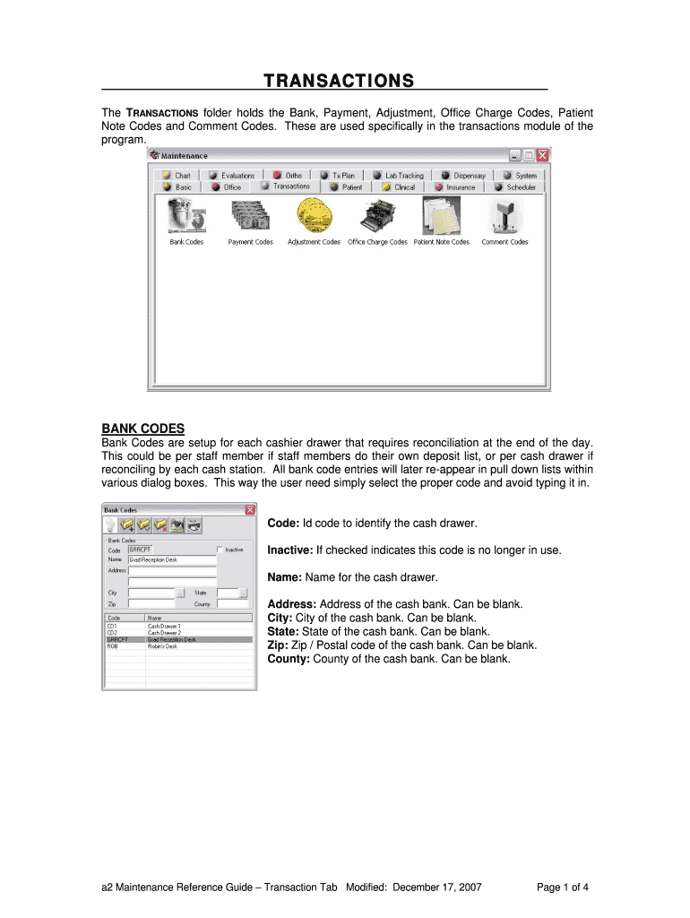 Fillable Online Transactions Tab Fax Email Print - pdfFiller