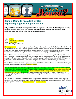 Fillable Online Sample Memo to President or CEO Fax Email Print - pdfFiller