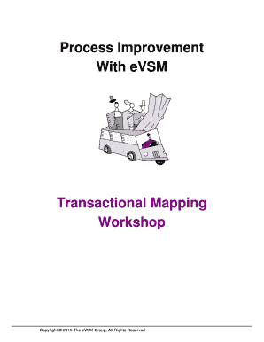 Fillable Online Process Improvement With eVSM Transactional Mapping ...
