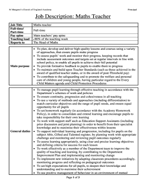 Fillable Online St Margarets Church of England Academy Fax Email Print ...