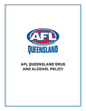 Fillable Online AFL QUEENSLAND DRUG Fax Email Print - pdfFiller