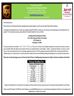 Fillable Online The UPS Store 6200 Fax Email Print - pdfFiller