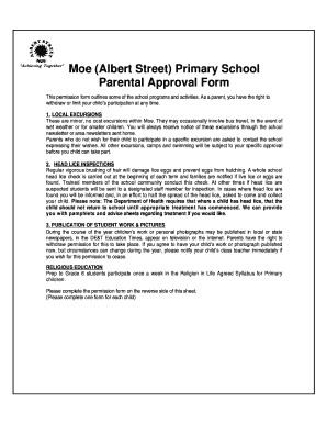 Fillable Online aspsmoe vic edu Moe Albert Street Primary School ...