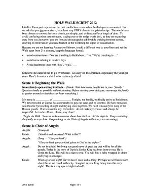 Fillable Online stmarkscarmel HOLY WALK SCRIPT - St Mark039s United ...