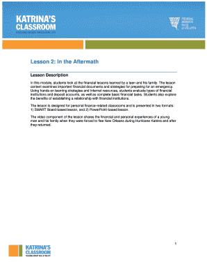 Fillable Online frbatlanta Lesson procedures - Federal Reserve Bank of ...