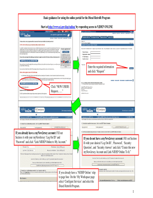 Fillable Online Basic guidance for using the online portal for the ...
