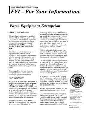 Fillable Online BFarmb Equipment Exemption Fax Email Print - pdfFiller