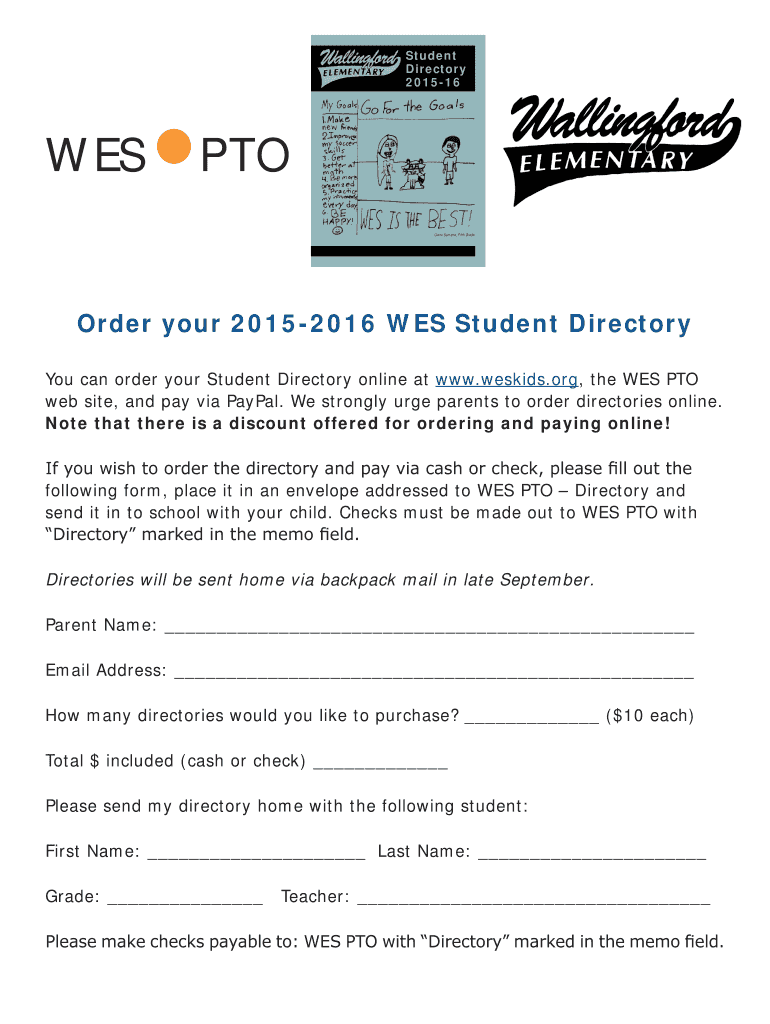 Fillable Online weskids Claire Samaha, Fifth Grade Fax Email Print ...