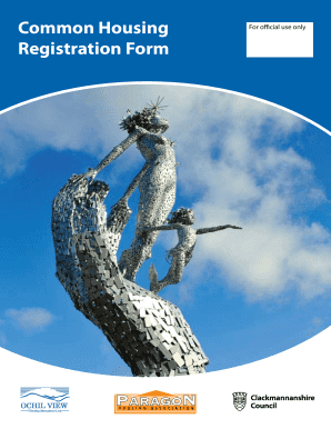 Fillable Online clacksweb org Common Housing Registration Form - ClacksWeb Fax Email Print ...
