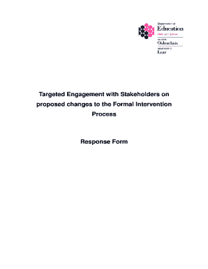 Fillable Online deni gov Formal Intervention Process Revised Response ...