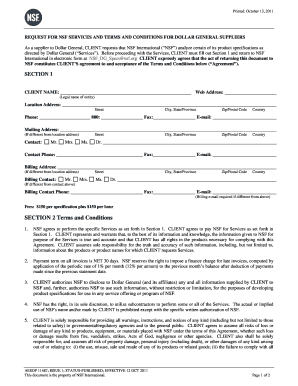 Fillable Online nsf - NSF International Fax Email Print - pdfFiller