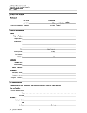 Fillable Online law harvard APPLICATION FOR ADMISSION Every applicant ...