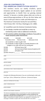 Fillable Online acslaw ACS members receive our weekly e-bulletin ...