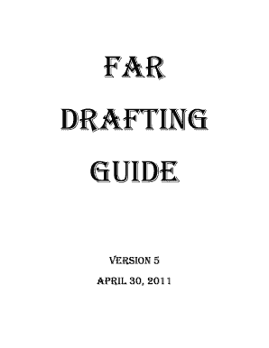 Fillable Online FAR Drafting Guide Fax Email Print - pdfFiller