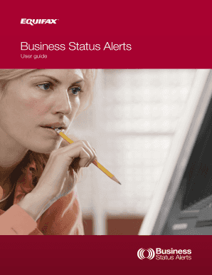 Fillable Online Business Status Alerts Fax Email Print - pdfFiller