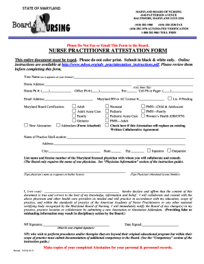 Attestation Form For Nurse - Fill Online, Printable, Fillable, Blank ...