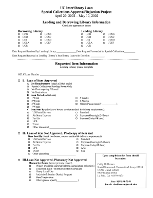 Fillable Online Form and Instructions - UC Libraries Fax Email Print - pdfFiller